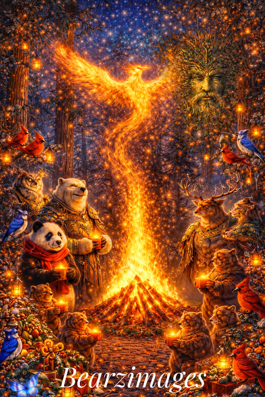 The Christmas Eve Ember: When All Beings Gather in Light. – BEARZIMAGES